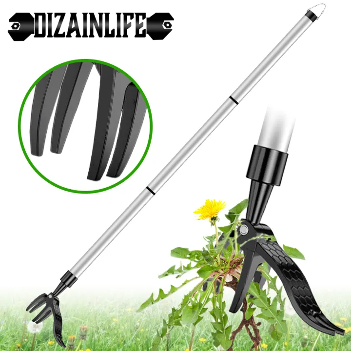 Stand Up Weed Puller Claw Tool Aluminum Alloy Weeding Head Replacement ...