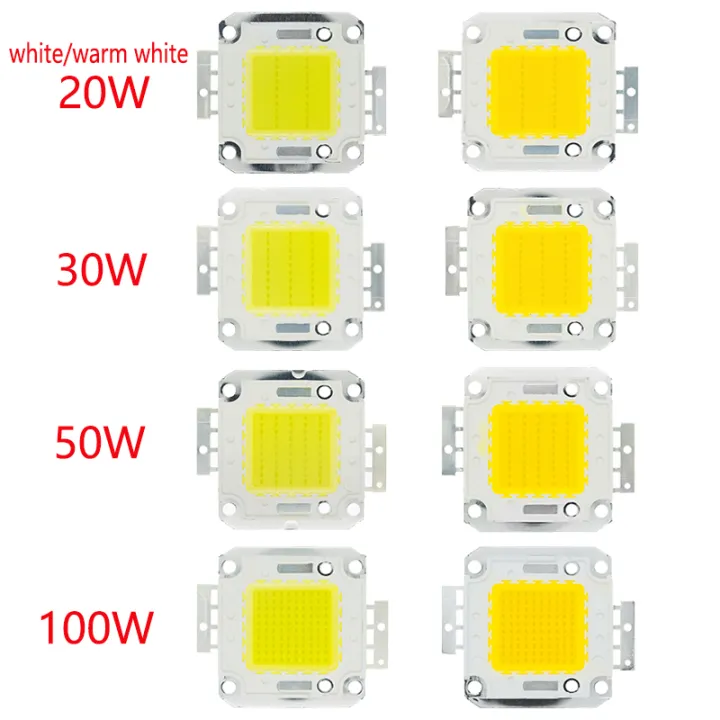 10W 20W 30W 50W 100W White/Warm white LED CHIP Integrated High Power ...