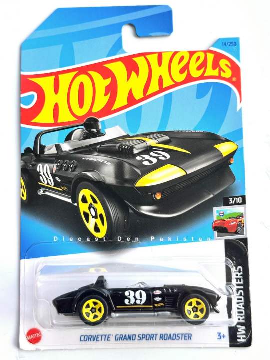 Hot Wheels CORVETTE GRAND SPORT ROADSTER Black 1:64 Scale Diecast Model ...