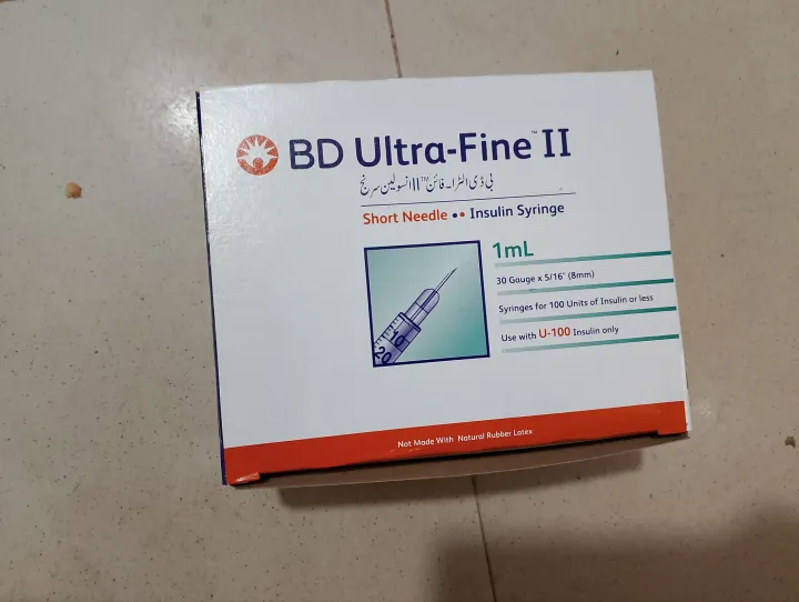 BD 1cc/ ML Insulin Syringe 100 pcs Box | Daraz.pk