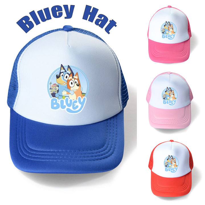 Bluey Baseball Cap Bluey Sun Hat Summer Peaked Cap Cap Girth Adjustable ...