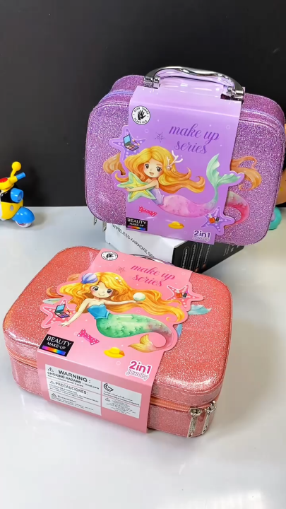 Little Princess Makeup Set for Girls – Washable Toddler Makeup Kit ...