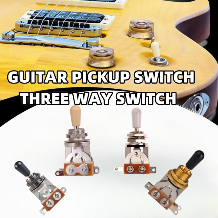 3 Way Guitar Toggle Switch Pickup Selector w/Tip Cap/for New Pickup Toggle Switch Musical ...