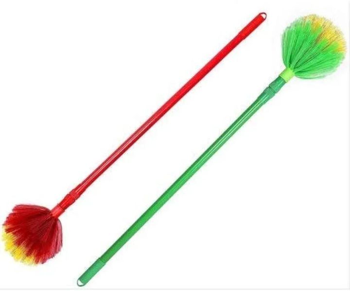 Cleaning Broom jala Broom with Long Rod & extendable Handle Round Shape ...