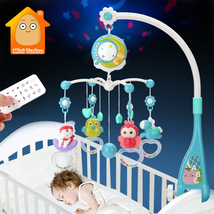 Baby Mobile Rattles Toys 0-12 Months For Baby Newborn Crib Bed Bell ...