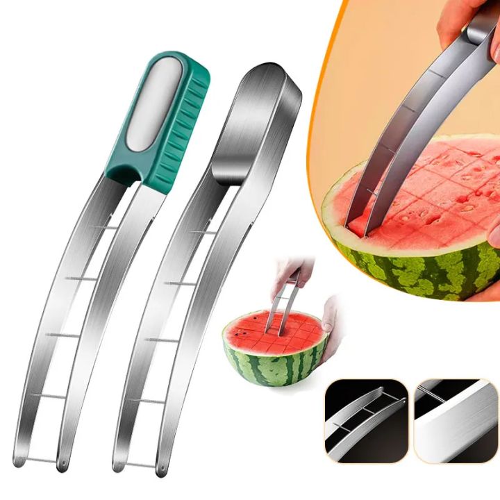 Watermelon Cutter Slicer Stainless Steel Watermelon Cube Cutter Safe ...