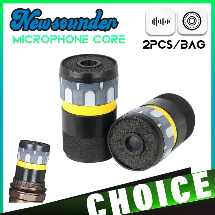 2PCS Dynamic Microphone Cores Capsules Cartridge Replacement Core For ...