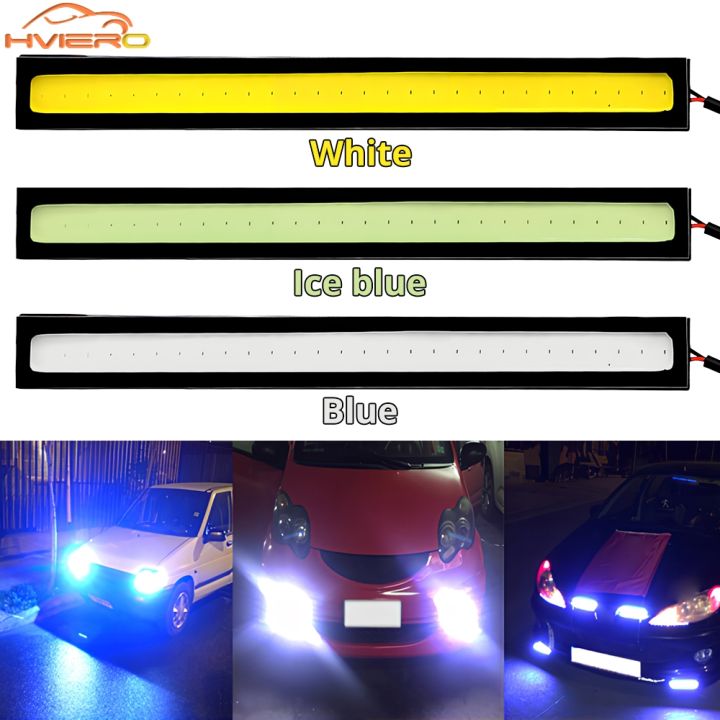 1Pcs Universal Car Led 12V 17cm COB fog Lights Bar Strip Daytime ...