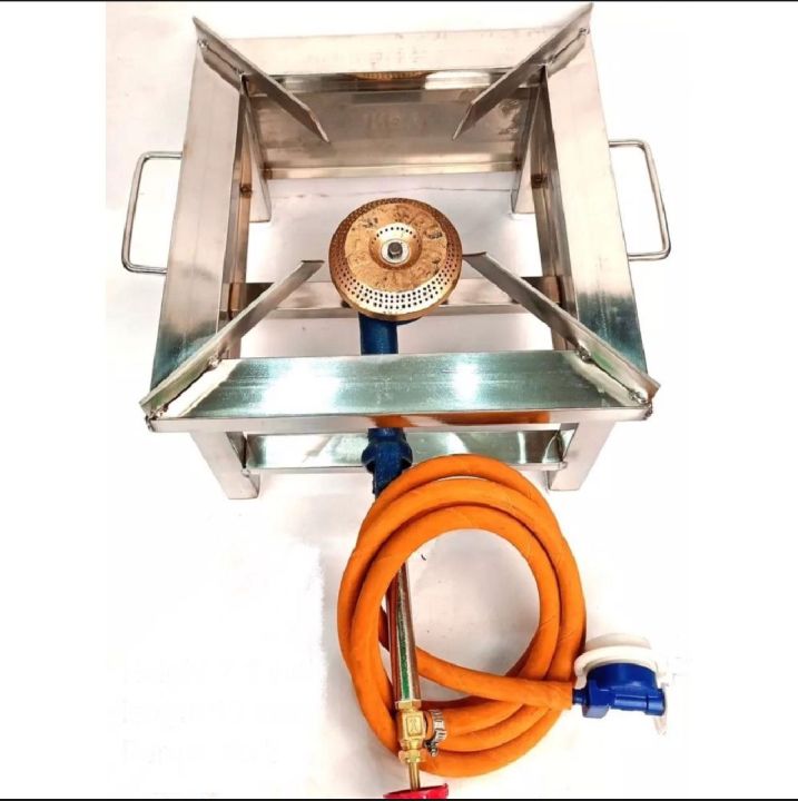 Stainless Steel 10 Inch Single Burner Bhatti Stove ( Full Set Up ...