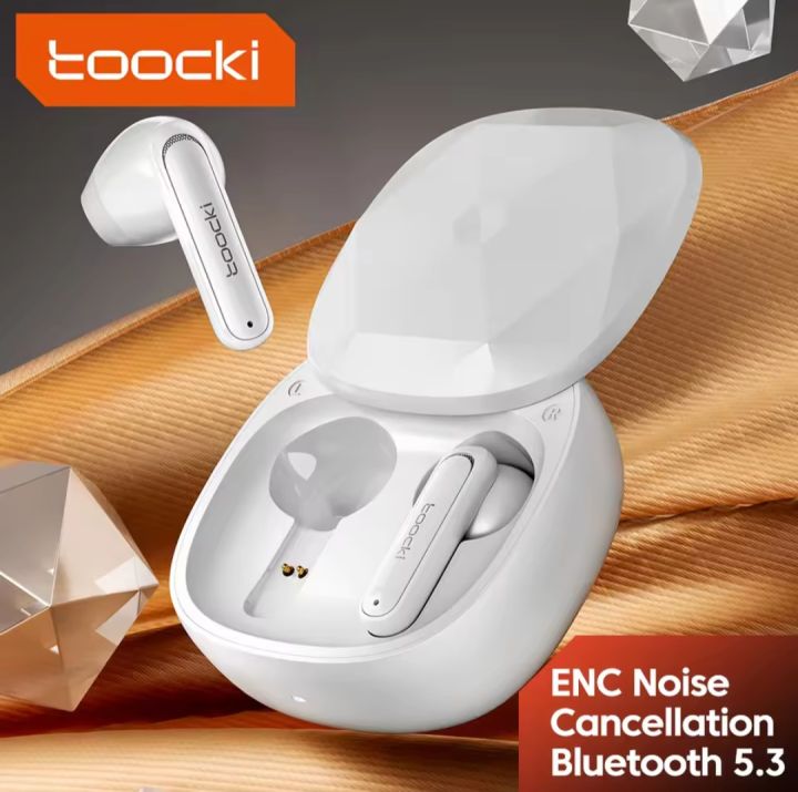 Toocki Wireless Earphones Bluetooth 5.3 sport headset TWS in ear low ...