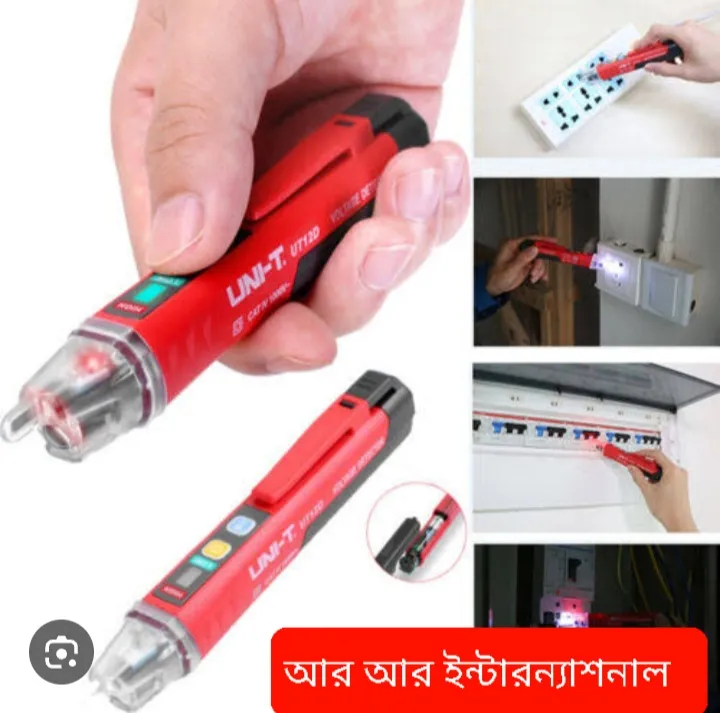 AC]Voltage Detector]NCV]12V-1000V]Non Contact Voltage Tester Pen Shaped ...