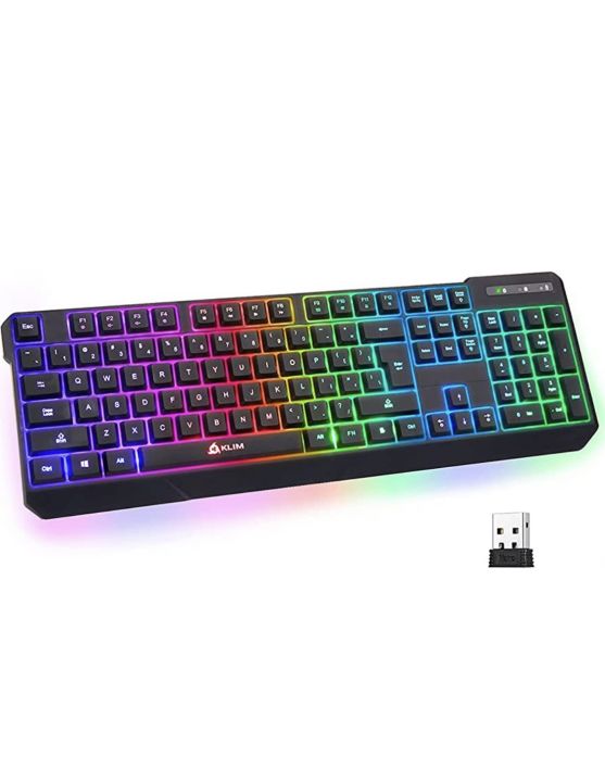 Klim wireless rgb keyboard | Daraz.pk