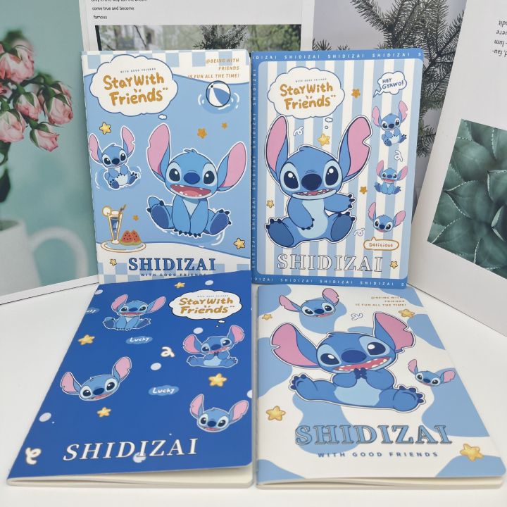 Random 1pcs A5 Cute Cartoon Disney Stitch Linebook Student Soft Surface ...
