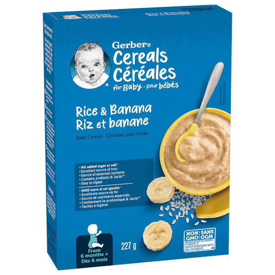 GERBER Stage 2 Rice Banana Baby Cereal 227 gm | Daraz.pk