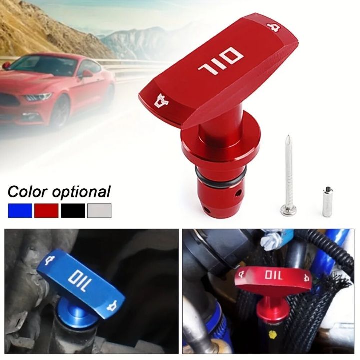 Universal Car Oil Dipstick Pull Handle Engine Oil Pullhandle Aluminum ...