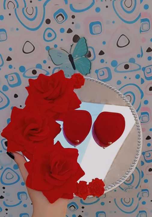 Engagement Tray | Ring tray | Ring Platter | | Daraz.pk