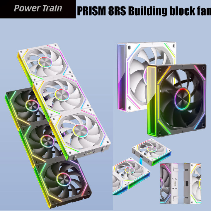 Power Train PRISM 8RS 12CM ARGB 4-Pin PWM block fan 12V Large Air ...
