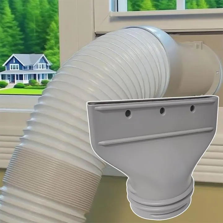 15CM Flat Mouth Joint Exhaust Duct Portable Mobile Air Conditioner ...