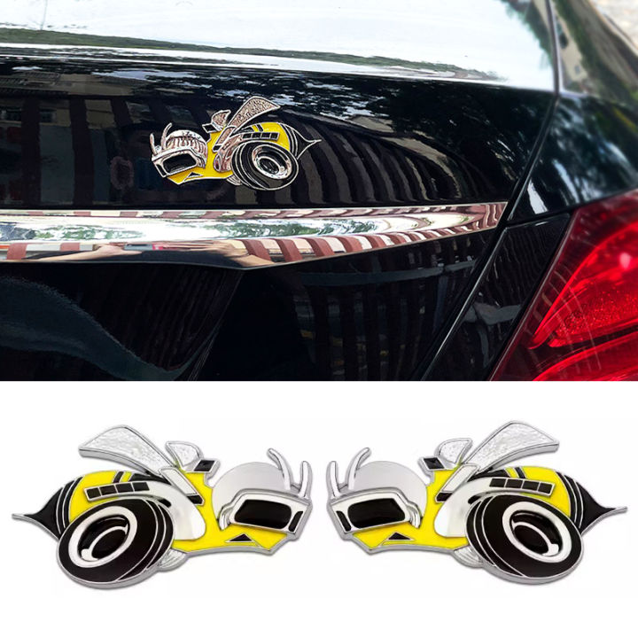 3D Car Styling Bumblebee Super Bee car Grille Fender trunk Bonnet Badge ...