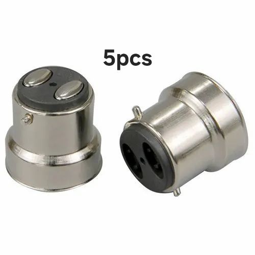 5Pcs B22 Bulb Holder Iron Plated Nickel No-need Welding B22 Lamp Holder ...