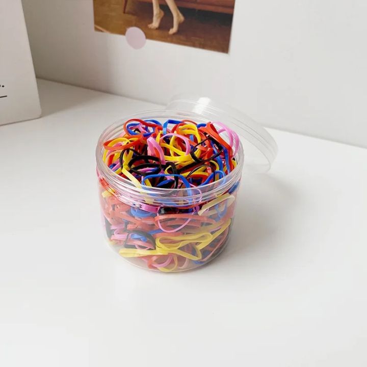200 Pcs Rubber bands, Rubber ponies colorful rubber kids rubber bans ...