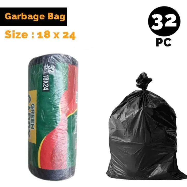 Garbage Bags For Dustbin Pack Of 35 18 X 24 Inch / Garbage Bag (1 Roll ...