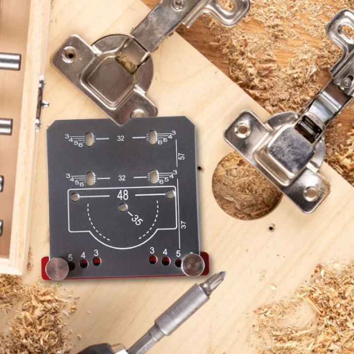 35mm hinge fixture door cabinet hidden Ingersoll hole template fixture ...