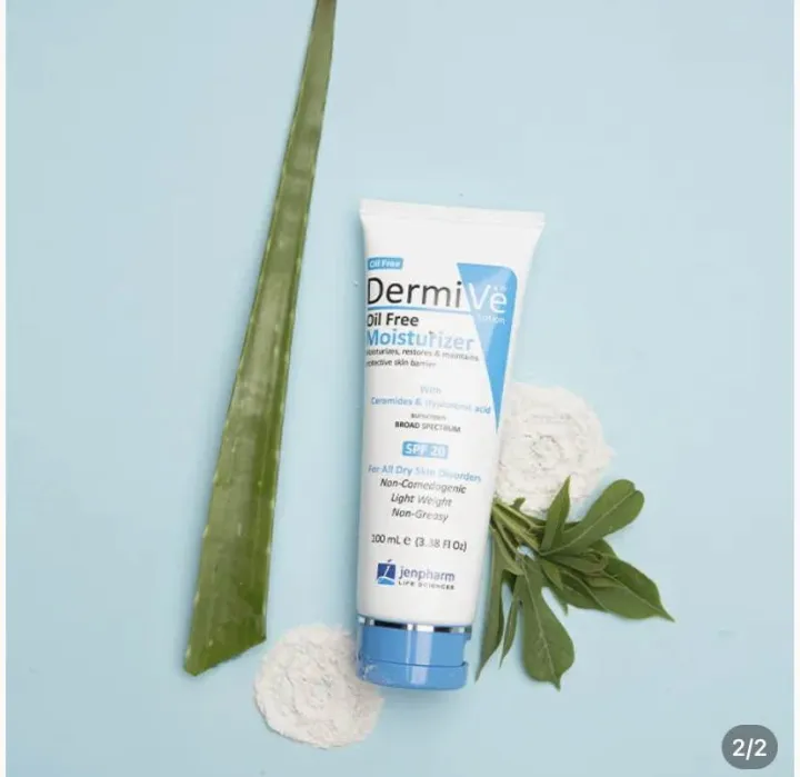 Dermive oil free moisturiser 100 ml | Daraz.pk