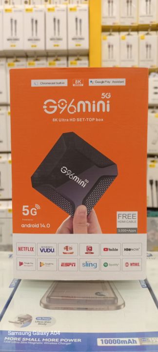 G96 MINI 5G 8K ANDROID 13.0 1G+8G SMART TV BOX (6m) | Daraz.lk