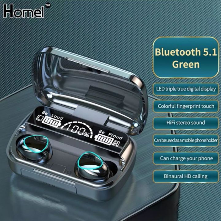 M10 Wireless Earbuds Bluetooth 5.3 TWS Touch Control original DAMIX ...