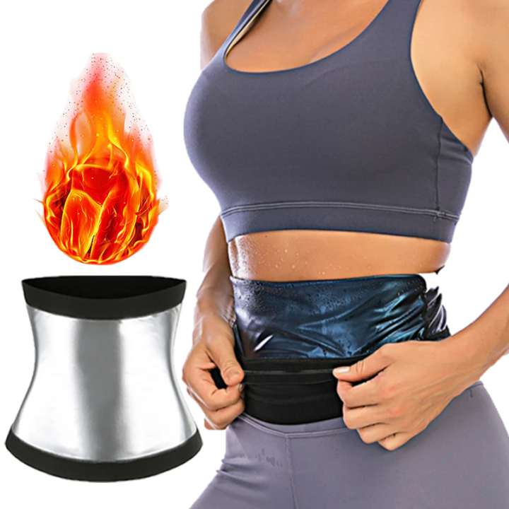 Women Waist Trainer Burst Sweat Corset Sauna Suit Slimming Belt Burning ...