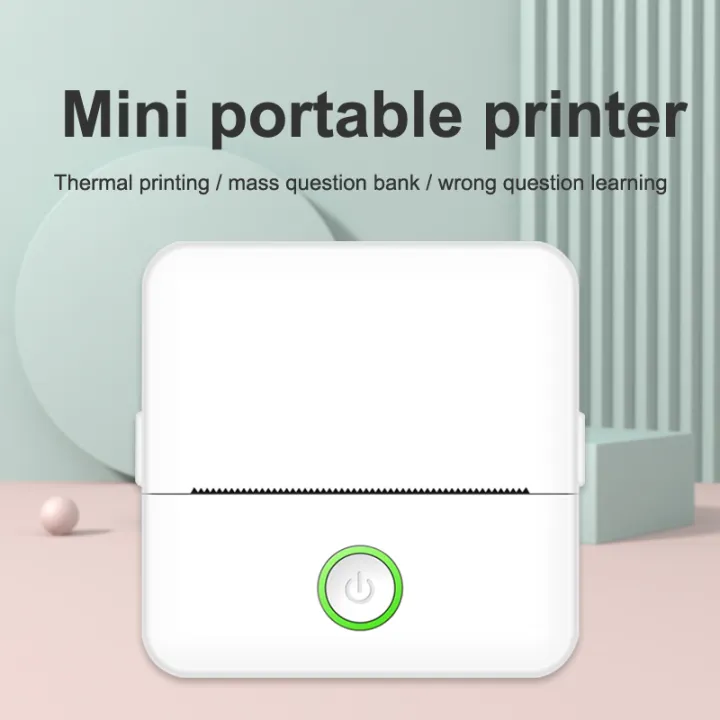 Mini HD Portable Label Thermal Printer Endurance Bluetooth Printer for ...