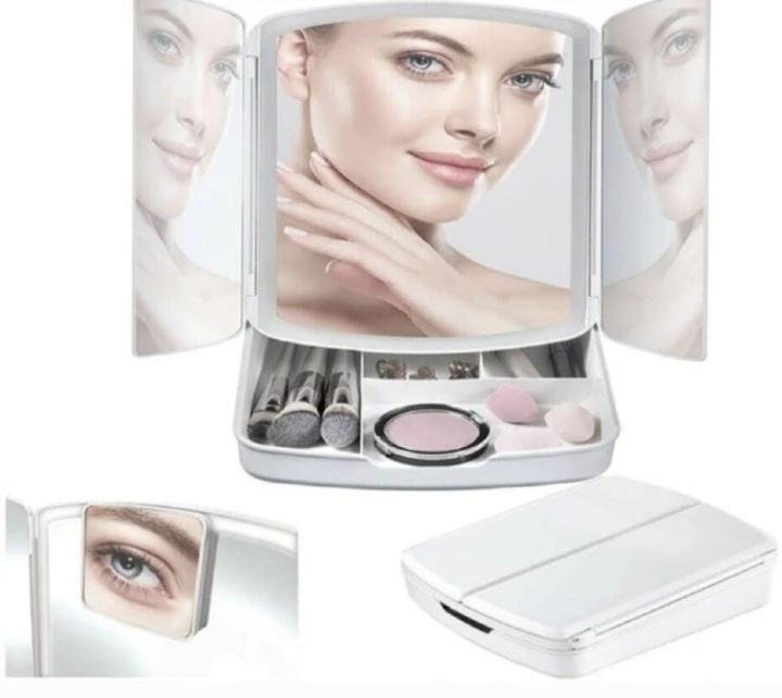 My foldaway lighted Mack up mirror | Daraz.lk