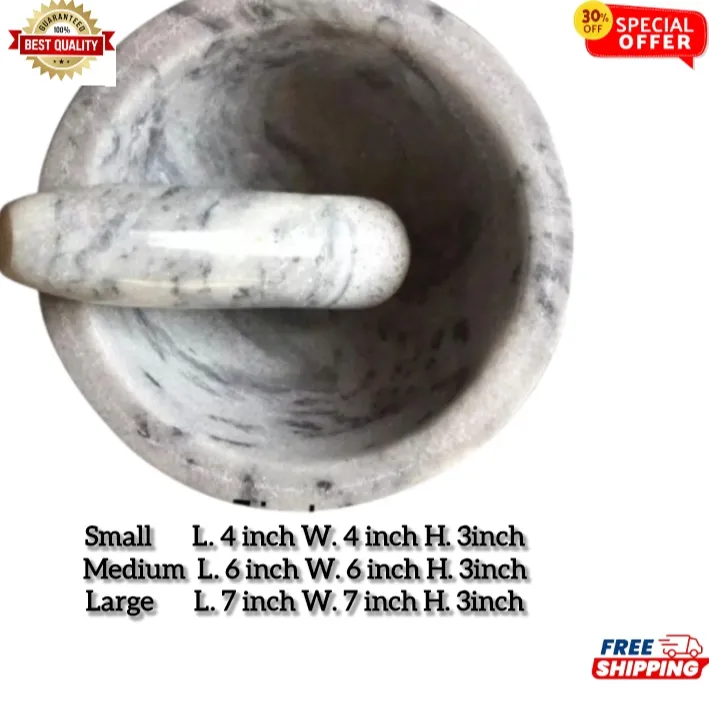 Marble Masala Grinder Crusher Chattu Watta Heavy weight Mixing ...