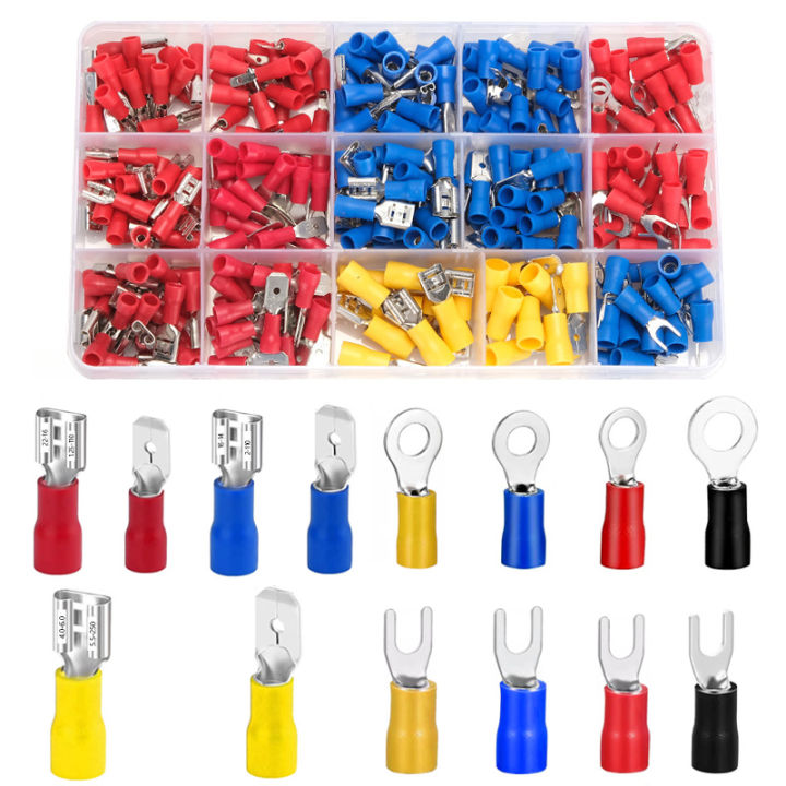 Wire Connector Kit Male Female Insulated Terminals Cold Crimp Terminals ...