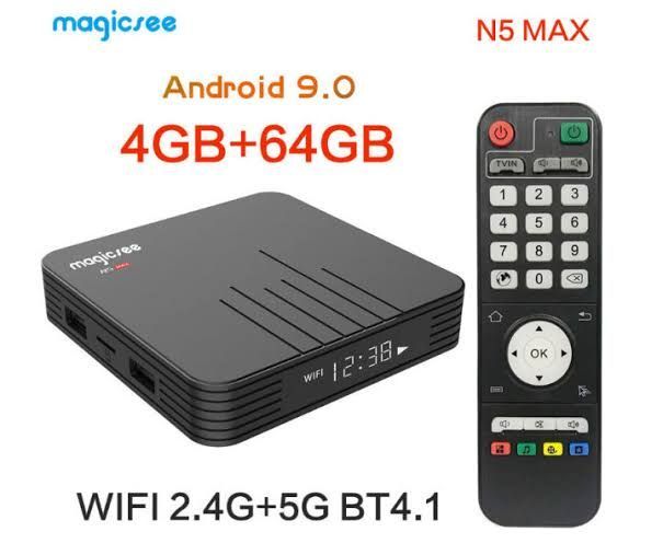 Magicsee N5 MAX X4 is a new Android 11 TV Box with S905X4 4gb 64gb ...