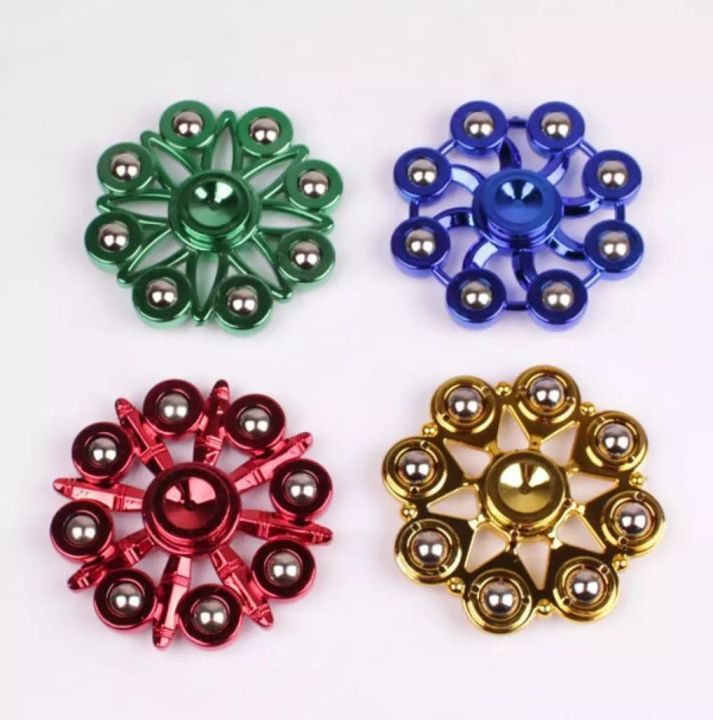 Fingertip Gyroscope Metal Fidget Spinner Big Size Metal Ball Stress ...