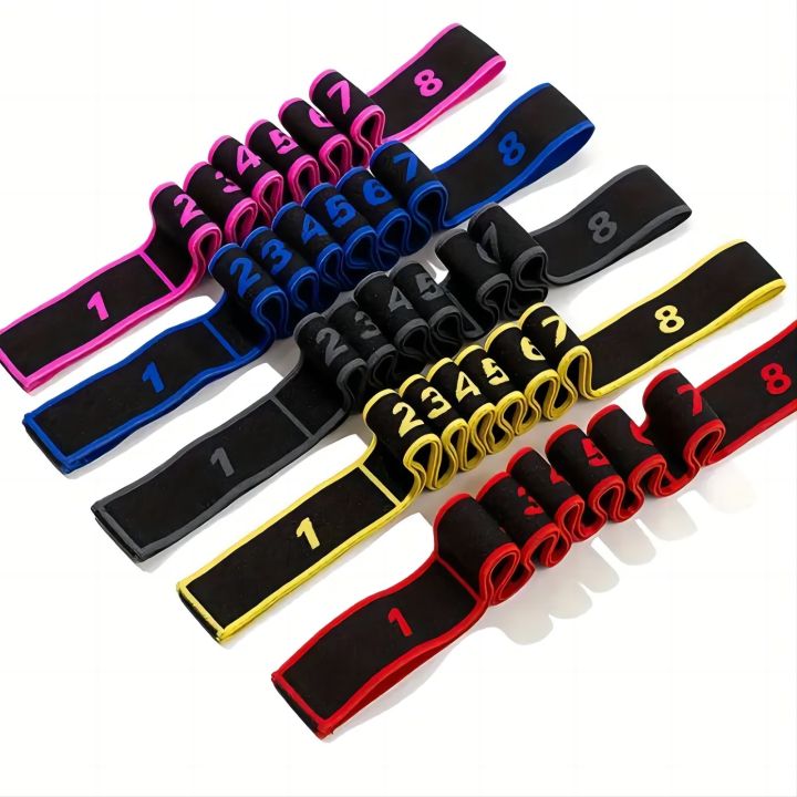 Yoga Pull Strap Belt Girl Elastic Latin Dance Stretching Band Loop Yoga ...