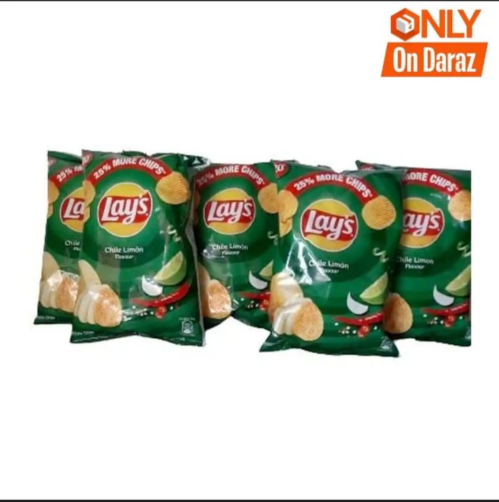 Lays Chilli Lemon - 50Gm - Pack Of 10 | Daraz.com.np