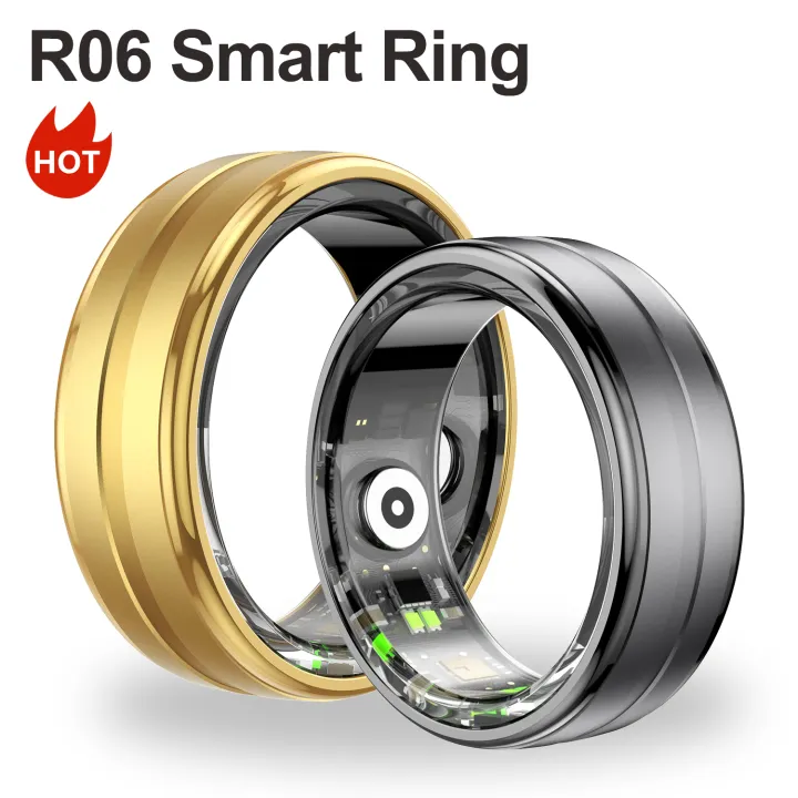 R06 Smart Ring For Men Women Health Monitoring Multi Sports Modes Sleep Tracker R02 R03 R06 ...