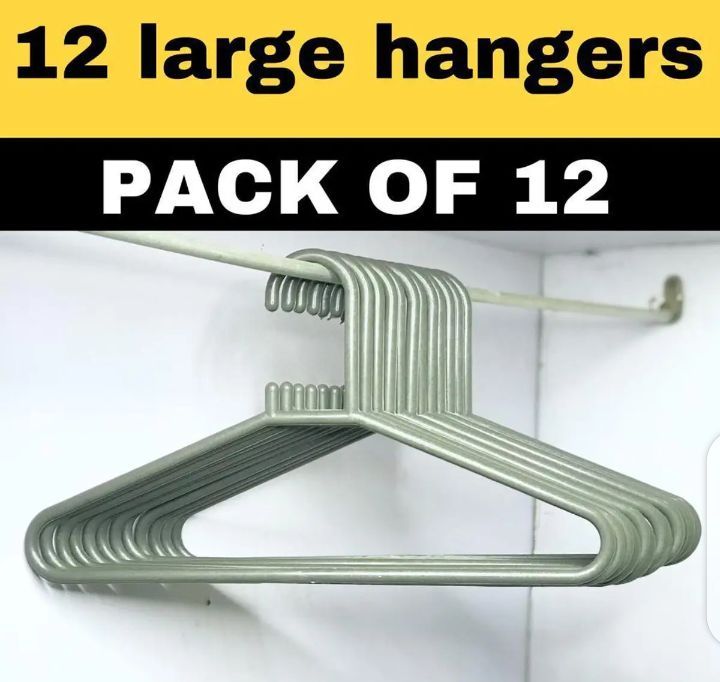 Hangers for Clothes - Good Quality Pack of 12 | Daraz.pk