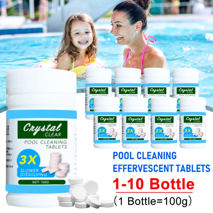 100-1000g Tablets Disinfection Pills Swimming Pool Chlorine Tablets ...