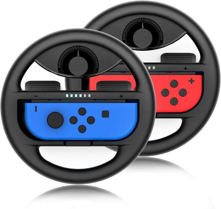 LinYuvo Steering Wheel for Switch/OLED joycon Controller, Switch Racing ...