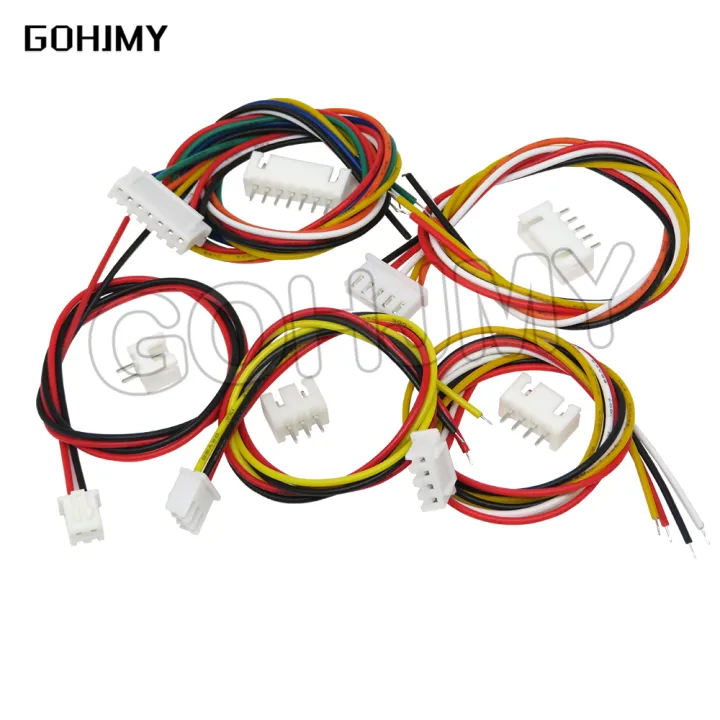 10sets Jst Xh2.54MM Xh 2.54 Wire Cable Connector 2/3/4/5/6/7/8/9/10 Pin Pitch Male Female Plug ...