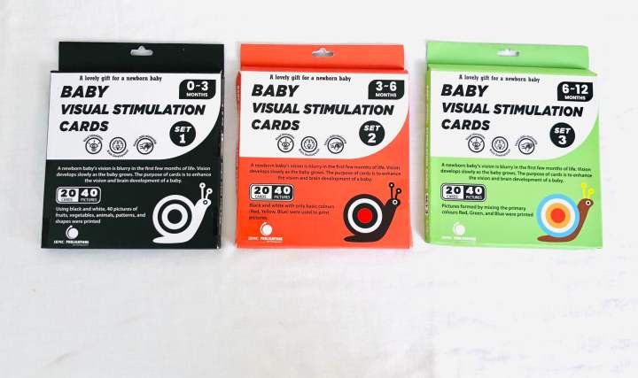 Visual Stimulation Cards Baby Early Education | Daraz.lk