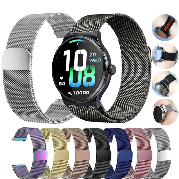 For Haylou Solar Lite Magnetic Loop Band Metal Bracelet For Haylou ...