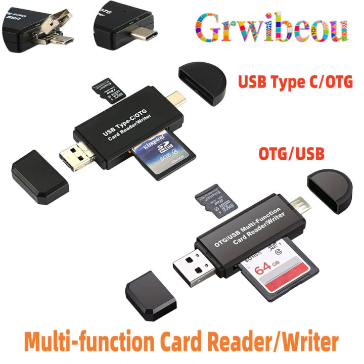 USB Type C/OTG Multi-function Card Reader/Writer OTG/USB Multi-function ...