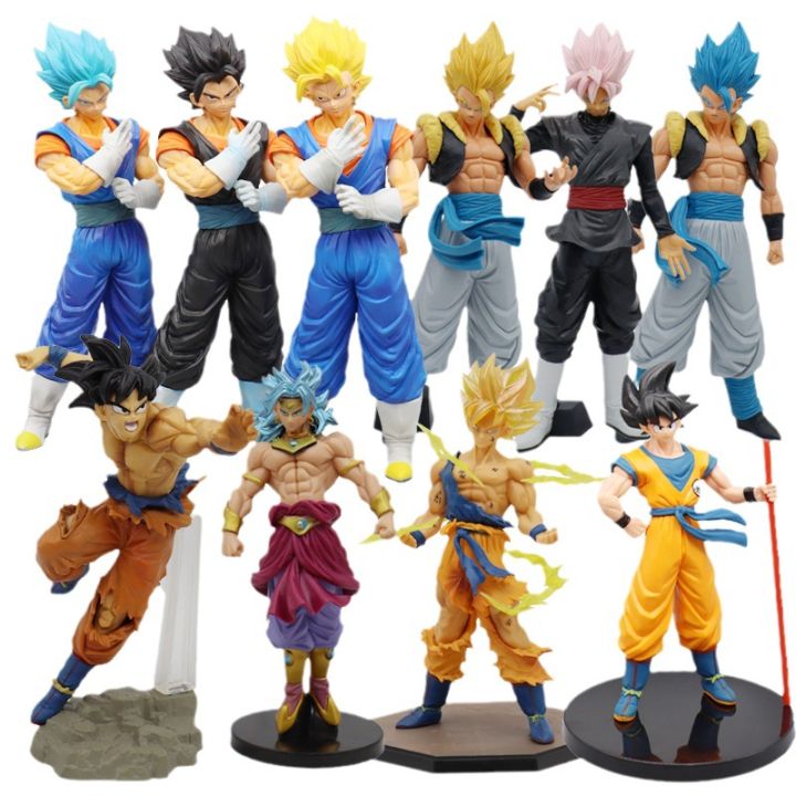 Anime Dragon Ball Z Super Saiyan Model Son Goku Scene PVC Action Figure ...