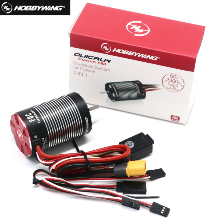 HobbyWing QuicRun Fusion Pro 540 2300KV Brushless Sensory Motor Built ...