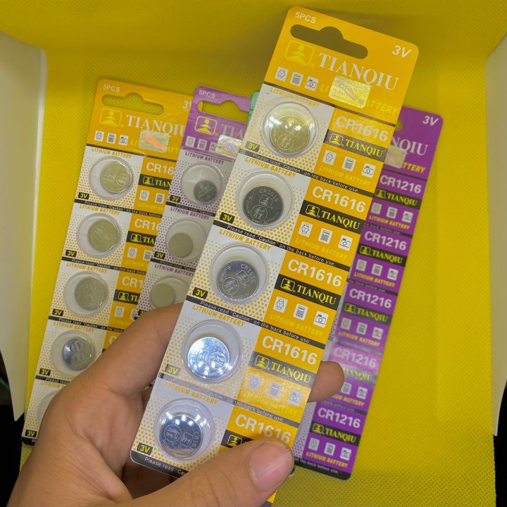 5pcs/pack CR1616 Button Batteries DL1616 ECR1616 LM1616 Cell Coin Lithium Battery 3V. | Daraz.pk